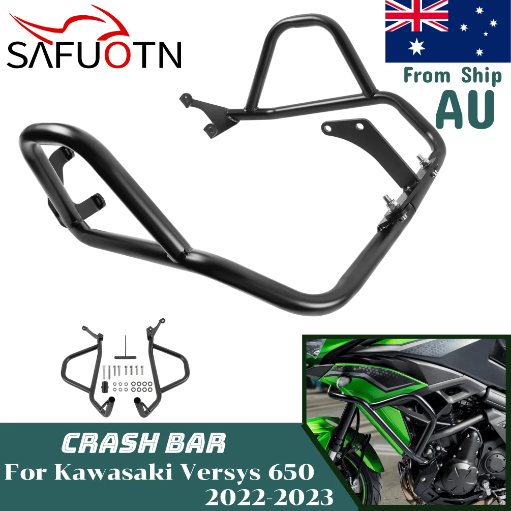 for-Kawasaki-Versys-650-2022-2024-Engine-Guard-Highway-Crash-Bar-Motorcycle-Frame-Protection ...