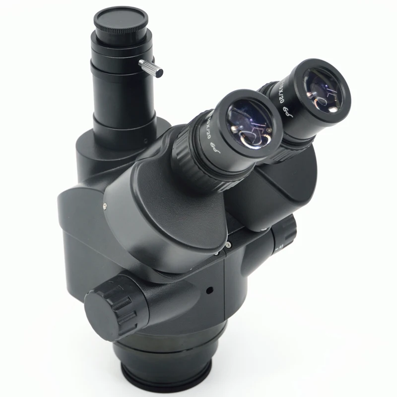 FYSCOPE-BLACK-MICROSCOPE-7X-45X-Simul-Focal-Trinocular-Zoom-Stereo ...