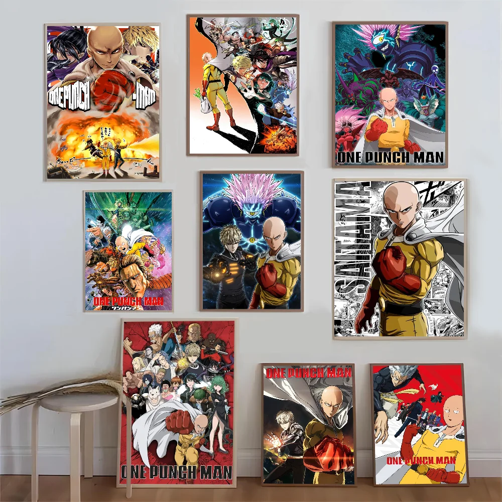 One-Punch-Man-Saitama-Anime-Poster-Good-Quality-Prints-and-Posters-HD ...
