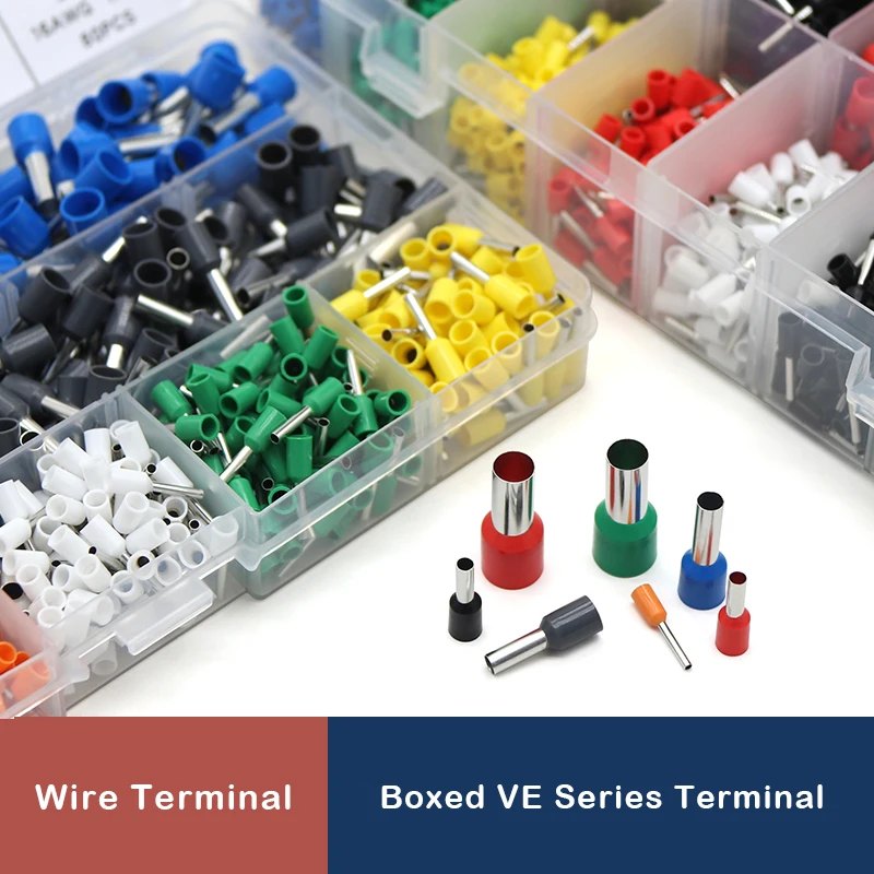 Boxed-VE-Series-Cord-End-Terminals-Insulated-PVC-Block-Crimping-Sleeve ...