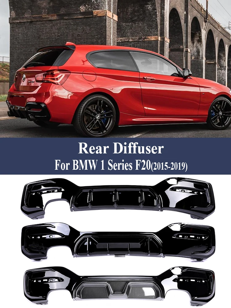 For-BMW-1-Series-F20-F21-Rear-Bumper-Diffuser-M-Sport-Competition-CS ...
