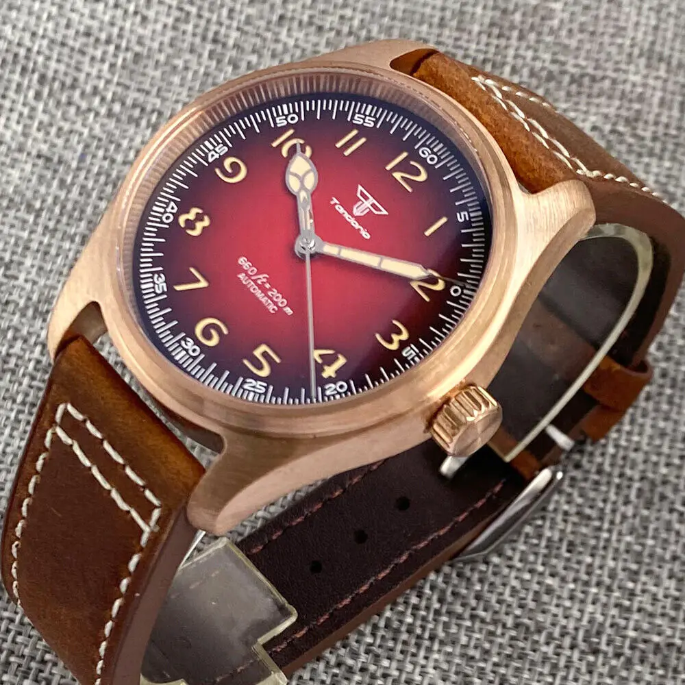 Tandorio-Automatic-Men-s-Watch-NH35-PT5000-Movement-39mm-CuSn8-Bronze ...