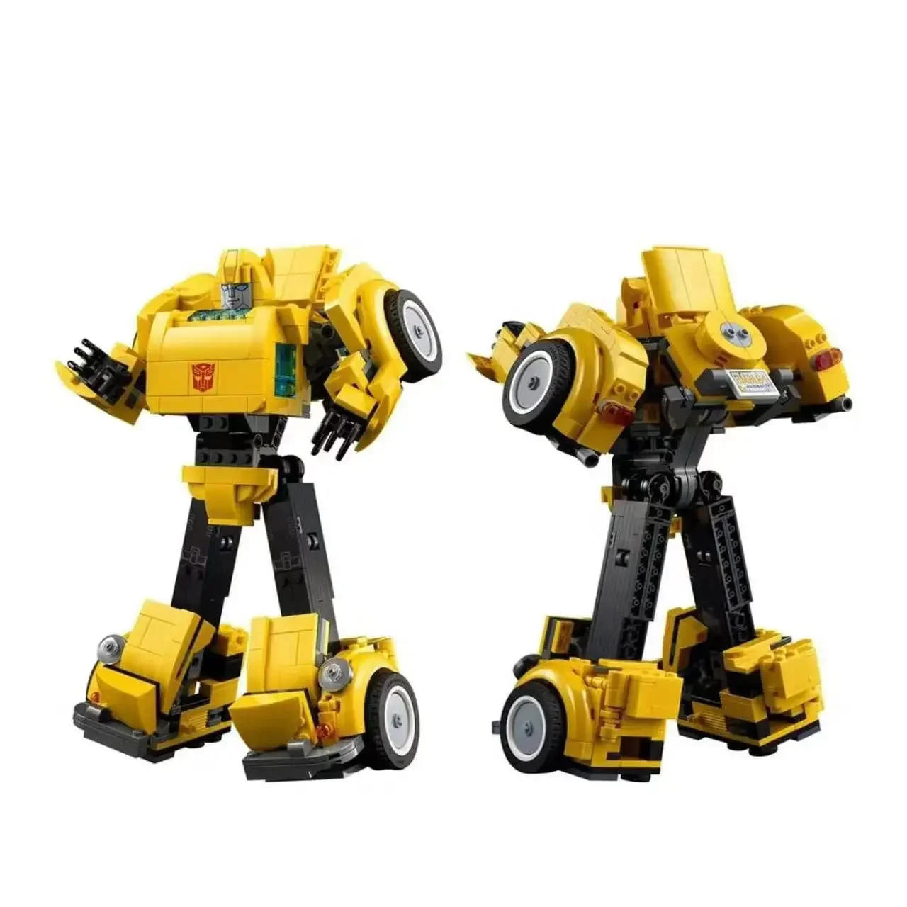 950Pcs-Yellow-Robot-Truck-Car-Toys-Building-Blocks-10338-Truck ...