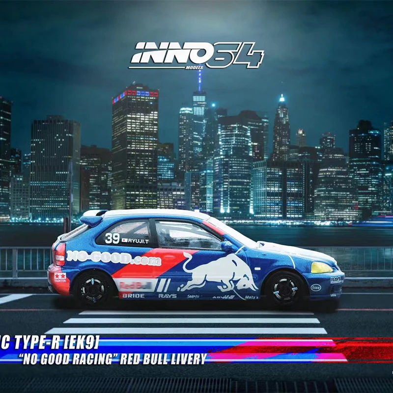 INNO-In-Stock-1-64-JDM-EK9-NO-GOOD-Racing-BULL-Diecast-Diorama-Car ...
