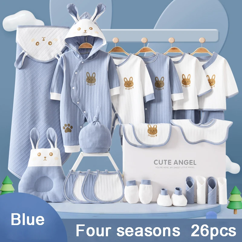 22/24/26 Pieces/0-3Months Newborn Baby Clothing 100% Cotton Kids ...