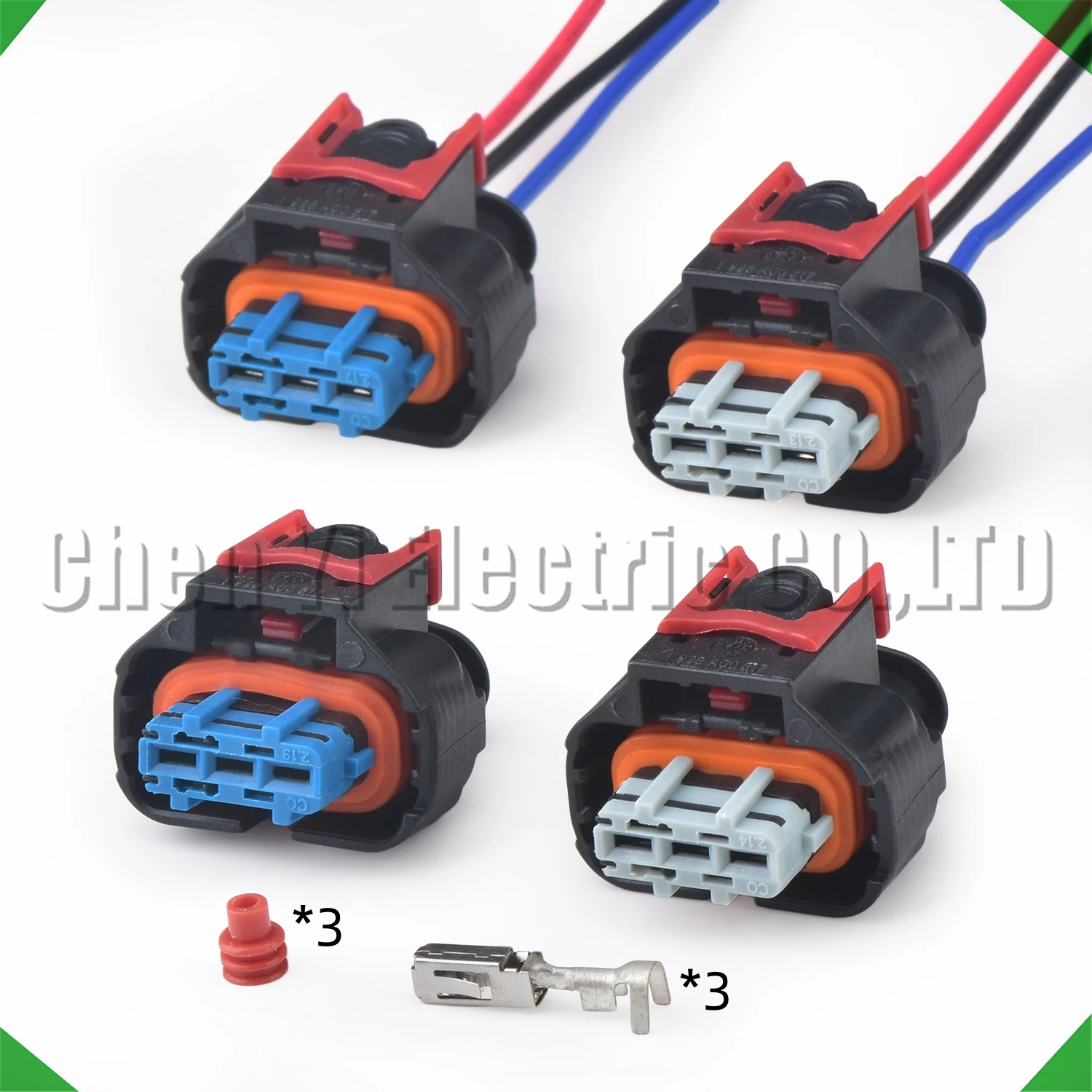 3 Pin Automotive Connectors rail pressure sensor Wire harness Plug ...