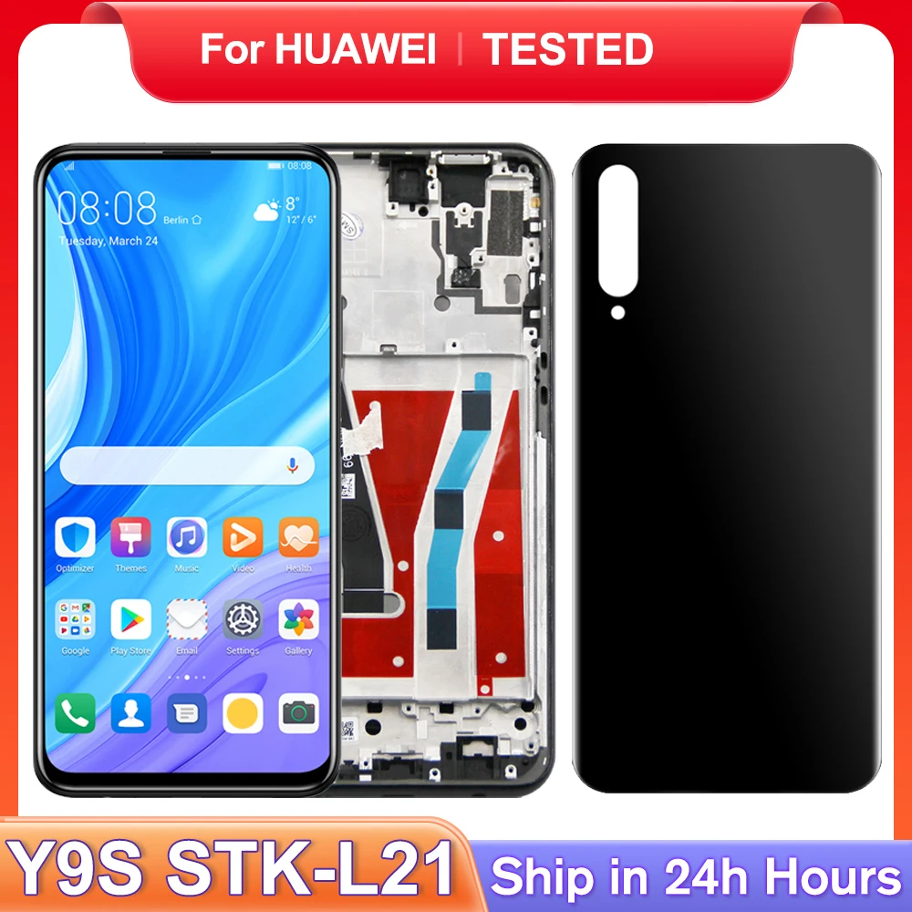 For HUAWEI 6.59''Y9S For P Smart Pro 2019 STK-L21 LX3 L22 LCD Display ...