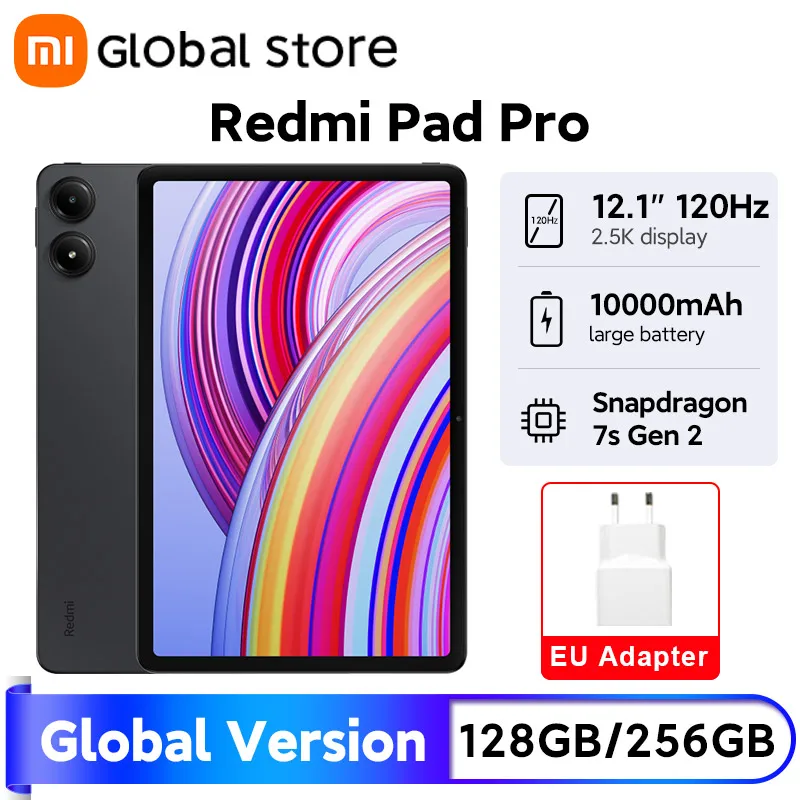 Xiaomi-Redmi-Pad-Pro-Snapdragon-Vers-o-Global-128GB-256GB-ROM ...