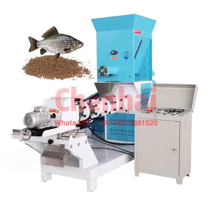 Extruder-fish-feed-making-machine-fish-food-processing-equipment ...