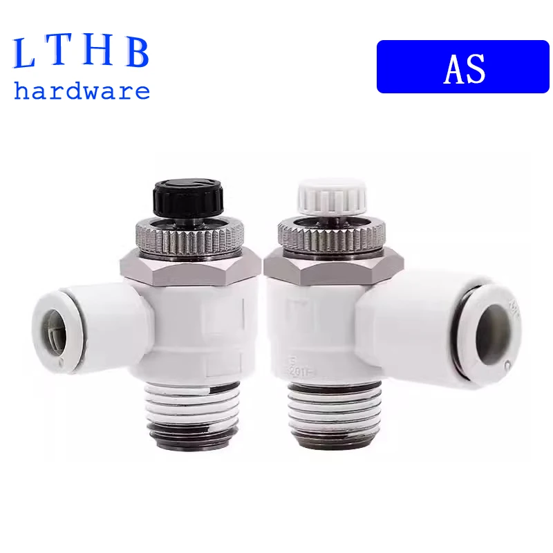 SMC-Type-Throttle-Valves-AS1211F-Restricted-Entry-Pneumatic-Hand-Valve ...