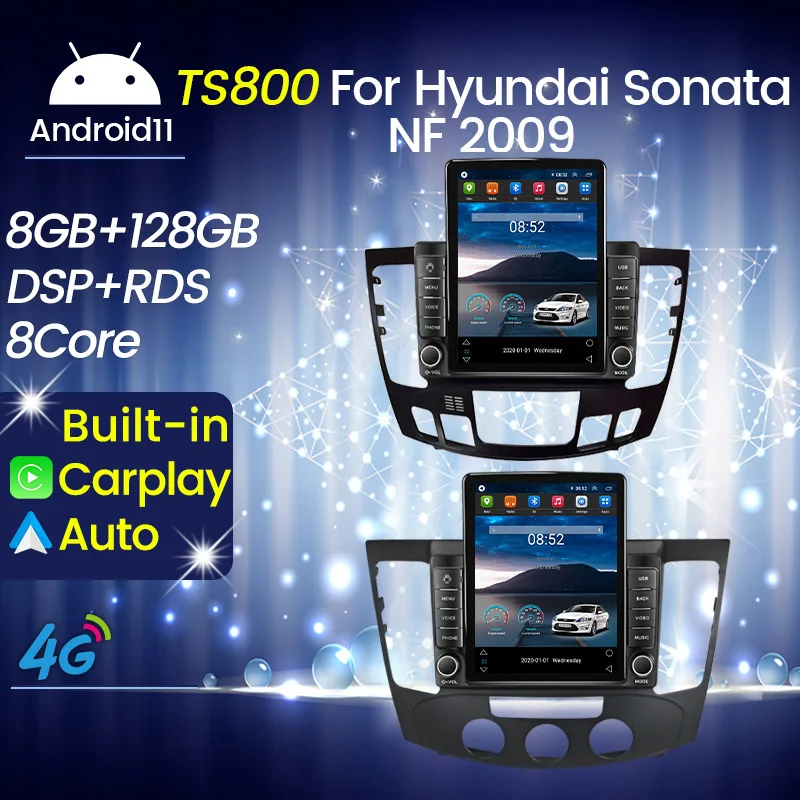 Tesla-Style-Head-Unit-Car-Android-11-Auto-Carplay-2Din-Multimedia ...