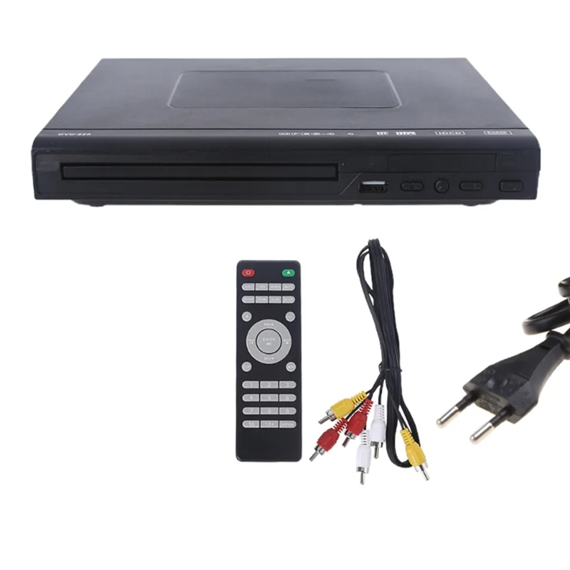 A97I-2200W 1080P Desktop DVD Media Player For TV Region AV Output USB ...