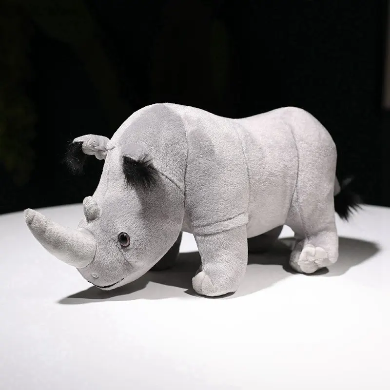 New-35CM-Kawaii-Rhinoceros-Plush-children-Toys-Plush-Rhino-Stuffed ...