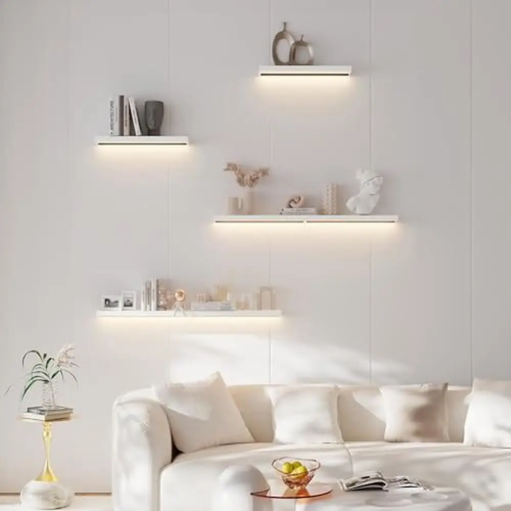 Floating RGB Light Shelf – Inspire Interiors Hub