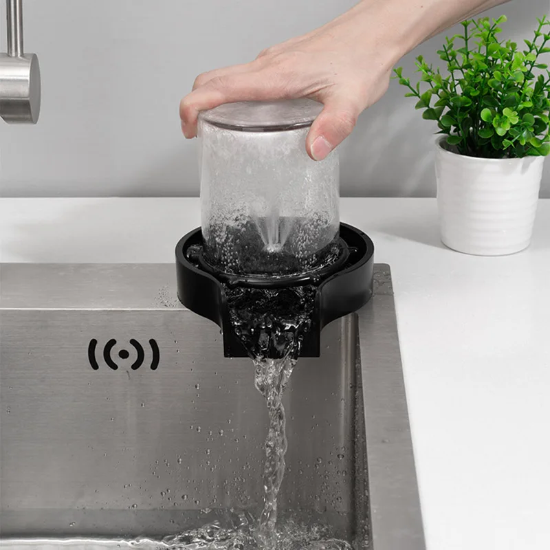 High-Pressure-Bar-Kitchen-Cup-Cleaner-Automatic-Cup-Washer-Faucet-Glass ...