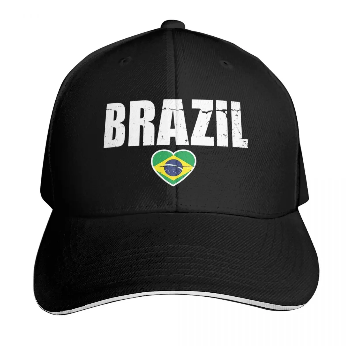 Brazil Soccer Team Football Brazilian Flag Cap Fashion Casual Baseball ...