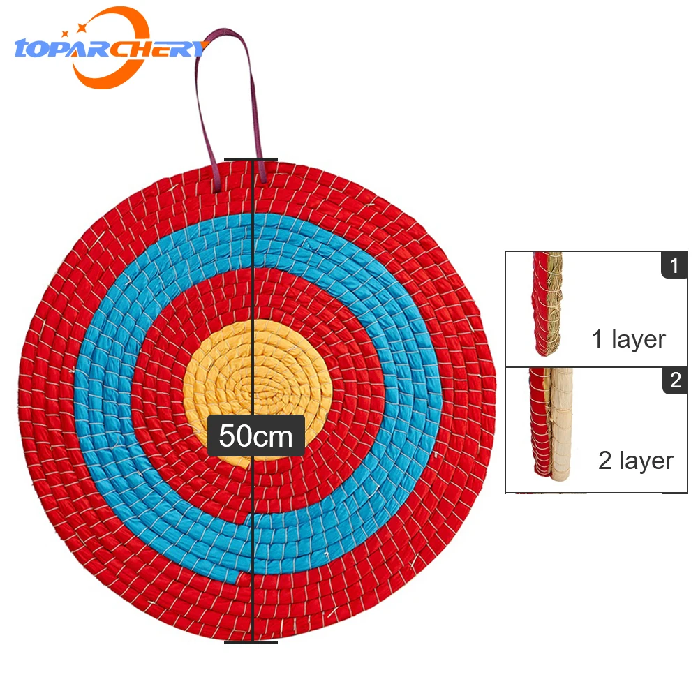 Toparchery 50cm 1 Layer 2 Layers Straw Archery Grass Target Traditional ...