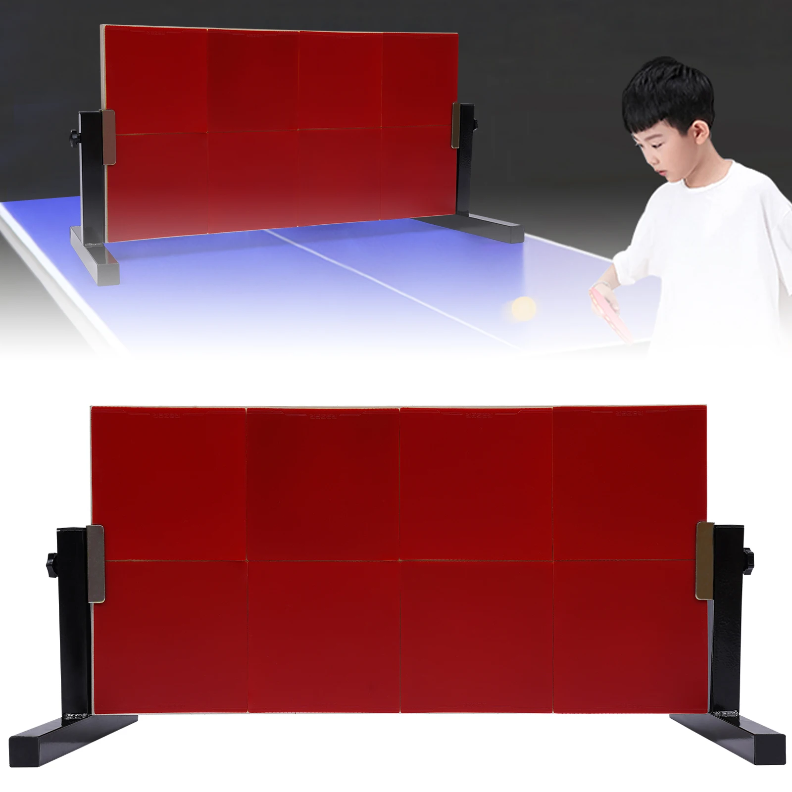 Table-Tennis-Rebound-Board-Self-Training-Equipment-Ping-Pong-Spring ...