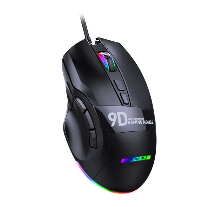 Gaming-Mouse-LED-RGB-Backlit-9-Programmable-Buttons-Mouse-with-Macro ...
