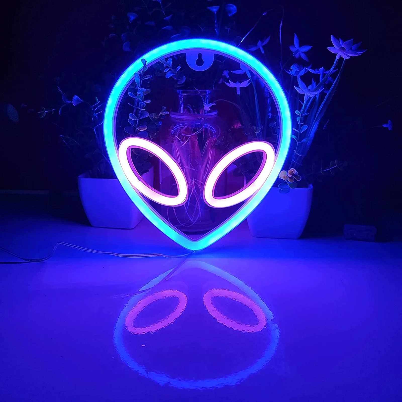 Neon-Signs-Alien-Face-Shaped-LED-Neon-Light-for-Party-Supplies-Children ...