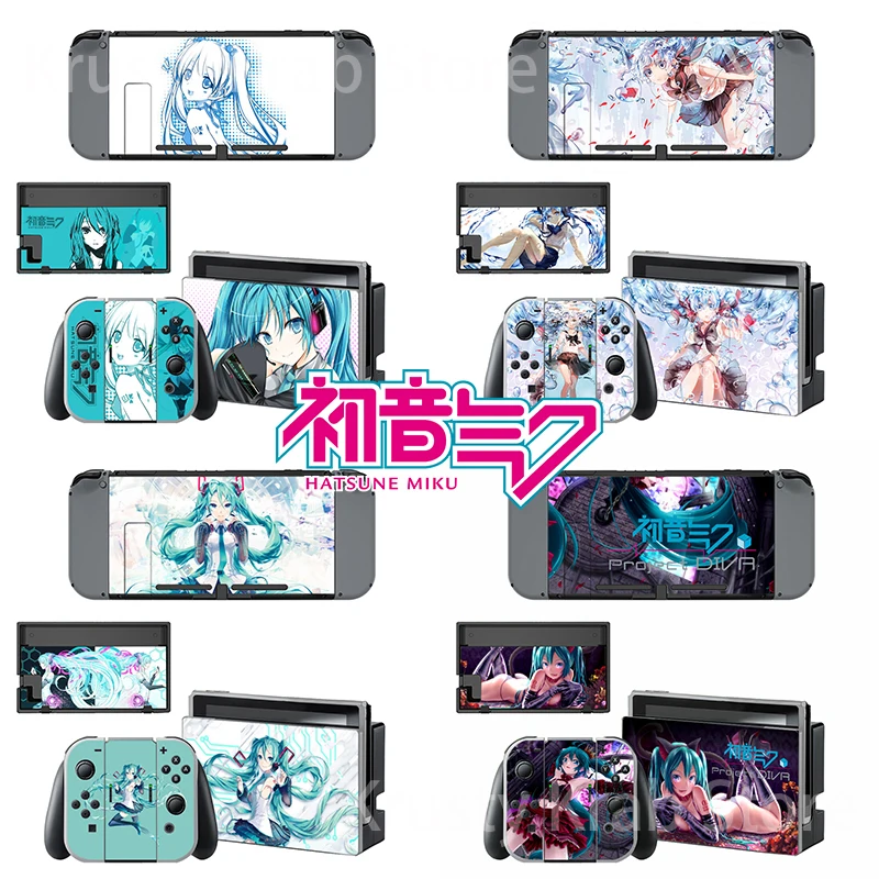 Hatsune-Miku-Juego-de-pegatinas-de-cuerpo-completo-para-Nintendo-Switch ...