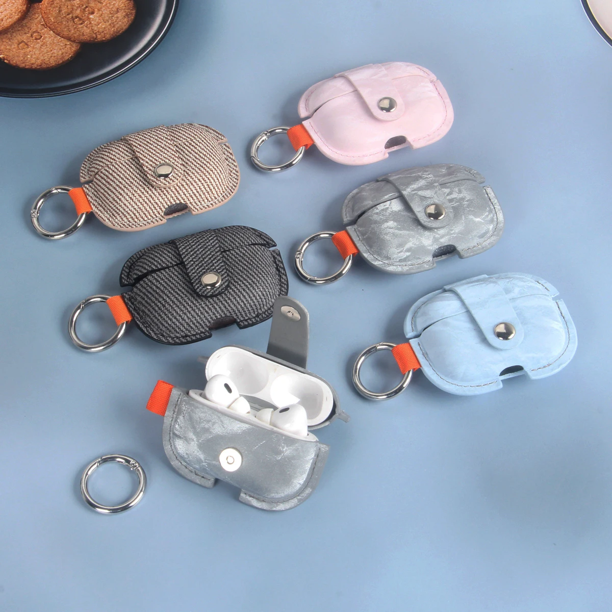 For-Airpods-Pro-Case-Soft-PU-leather-TWS-Earphone-Protective-Case-For ...