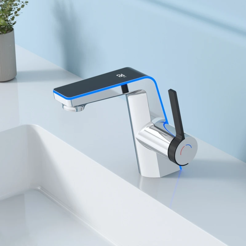 LED-Digital-Display-Bathroom-Basin-Faucet-Tap-Hot-Cold-Temperature ...