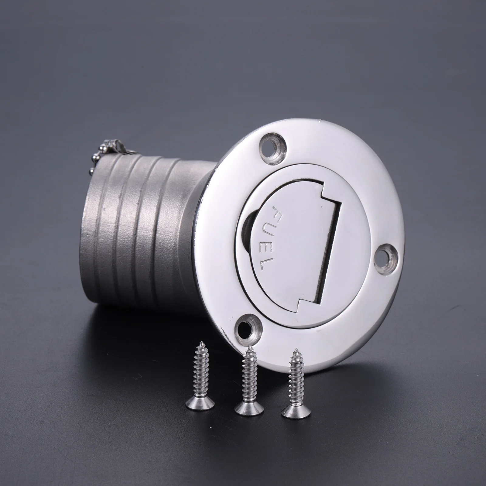 1pc Stainless Steel 316 Deck Filler Cap GAS FUEL 50mm(2 Inch) Marine ...