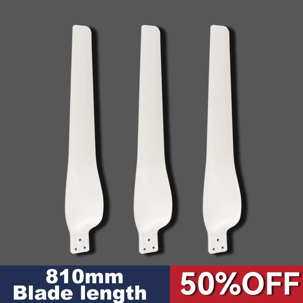 810mm Alta Resistência Nylon Fibra Windmill Acessórios DIY 3000W ...