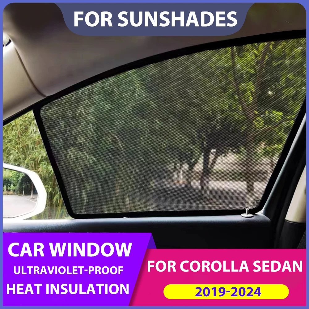 Magnetic-Car-Windows-Sunshades-For-Toyota-Corolla-12th-Sedan-2019-2020 ...
