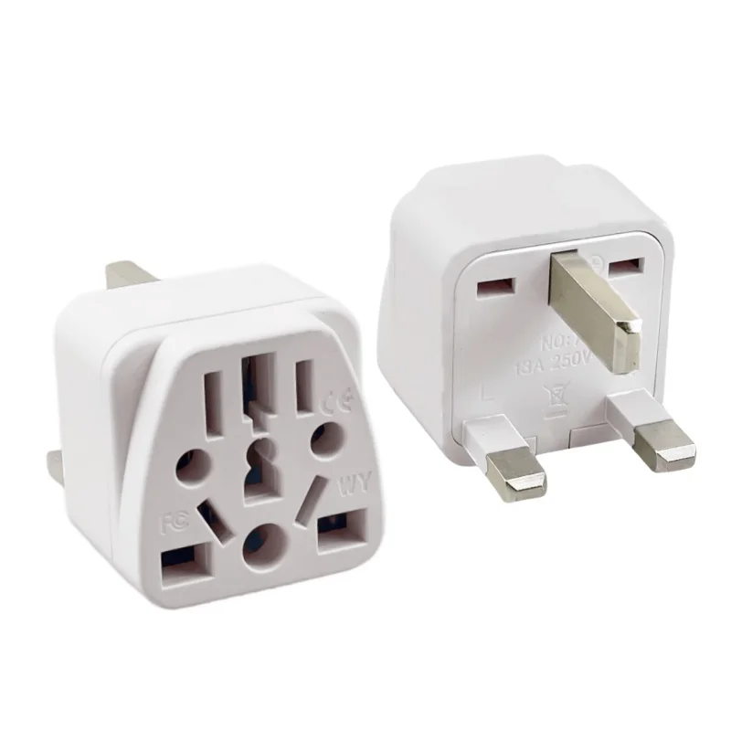 1pcs UK Eletrical Adapter 250V 13A EU To UK Travel Socket Power ...