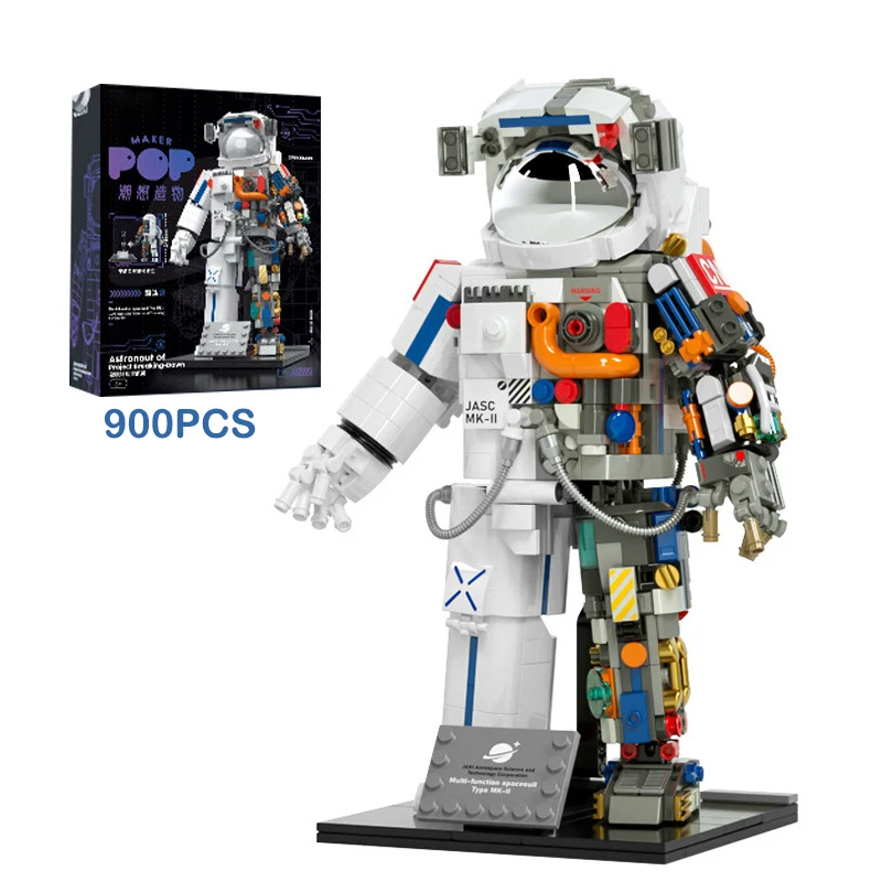 Astronaut-Model-MOC-Spaceman-Modular-Building-Block-DIY-Mechanical ...