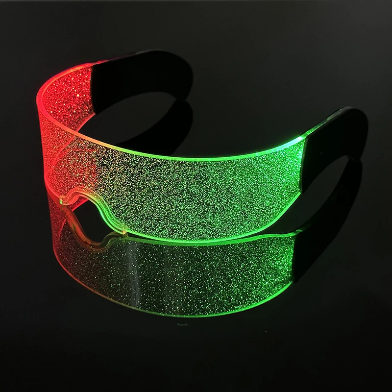 LED-Neon-Luminous-Glasses-Light-Up-Rave-Costume-Party-Decor-DJ-Club ...