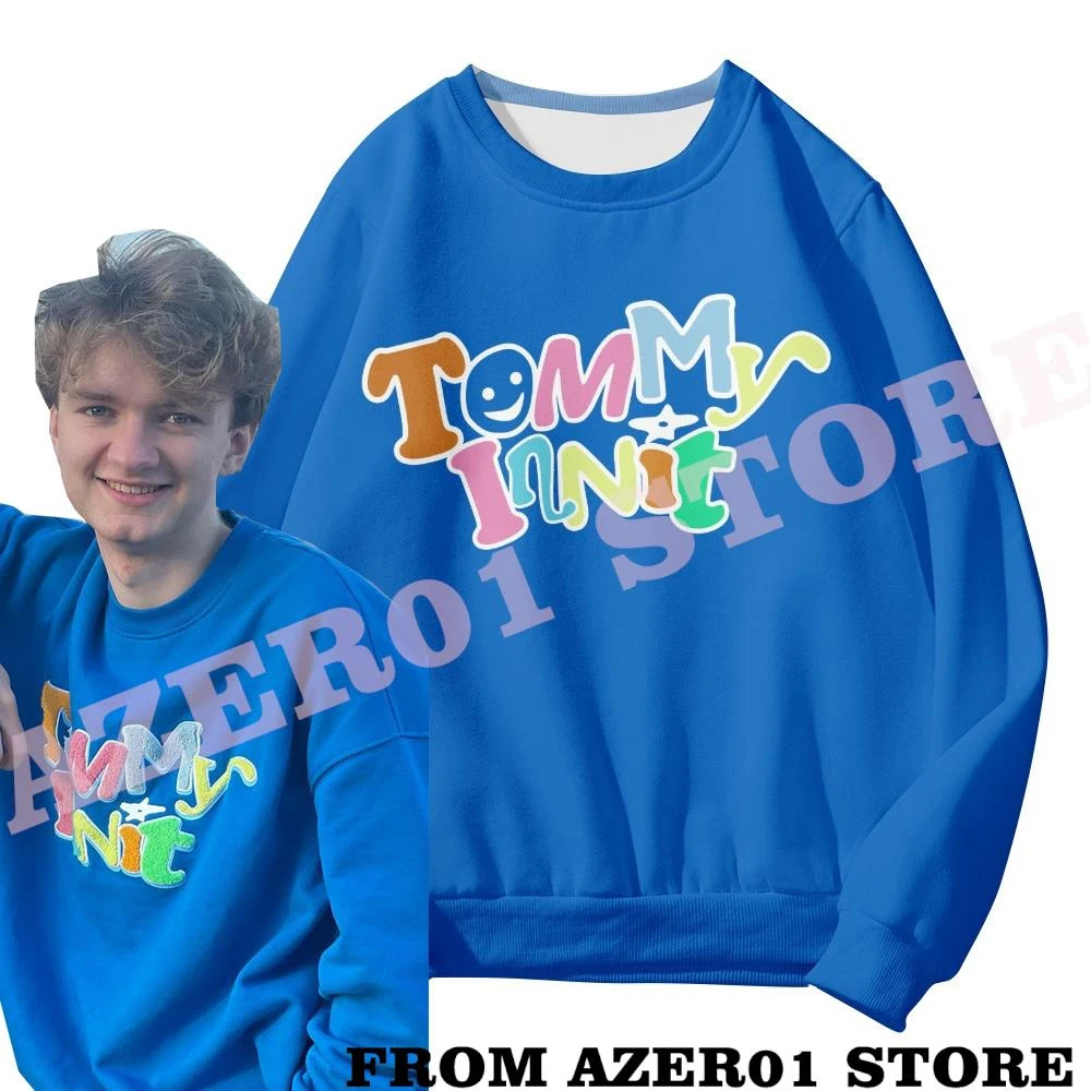 Tommyinnit Merch Blue Cosplay Crewneck Dream Team Smp Mcyt Hoodies ...