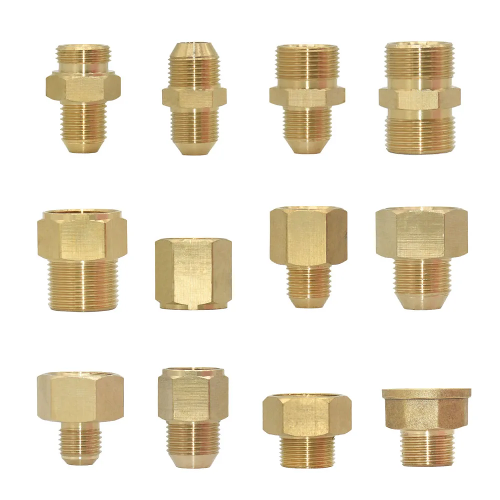 Brass 1/2" 3/4" 3/8" M14 M18 M22 Male Female Thread Connector Reducing ...