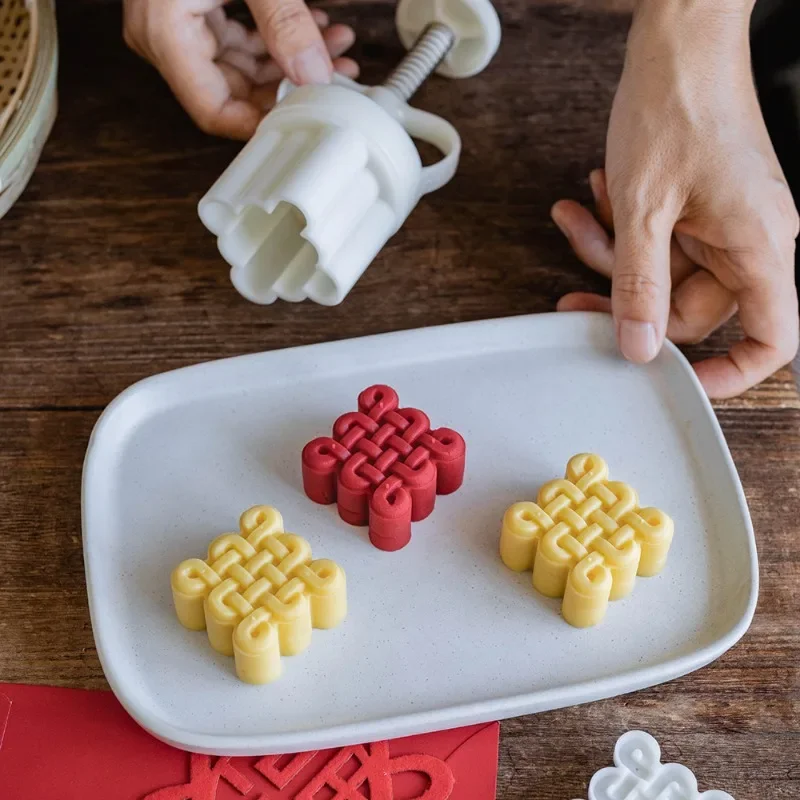 3D-Chinese-Knot-Pattern-Mooncake-Mold-Set-Blessing-Pattern-Plunger ...