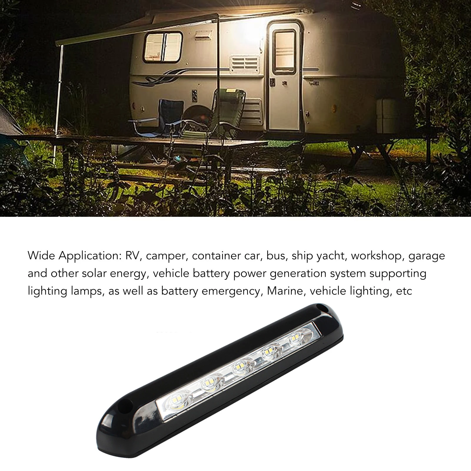 Travel Trailer Led Lights For Awning Amazon.com: Vbakor RV Awning Led