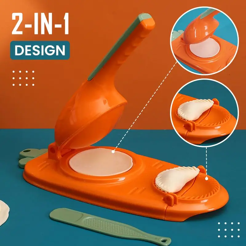 2-In-1-Dumpling-Maker-DIY-Kit-Dough-Pressing-Tool-Set-Manual-Press ...