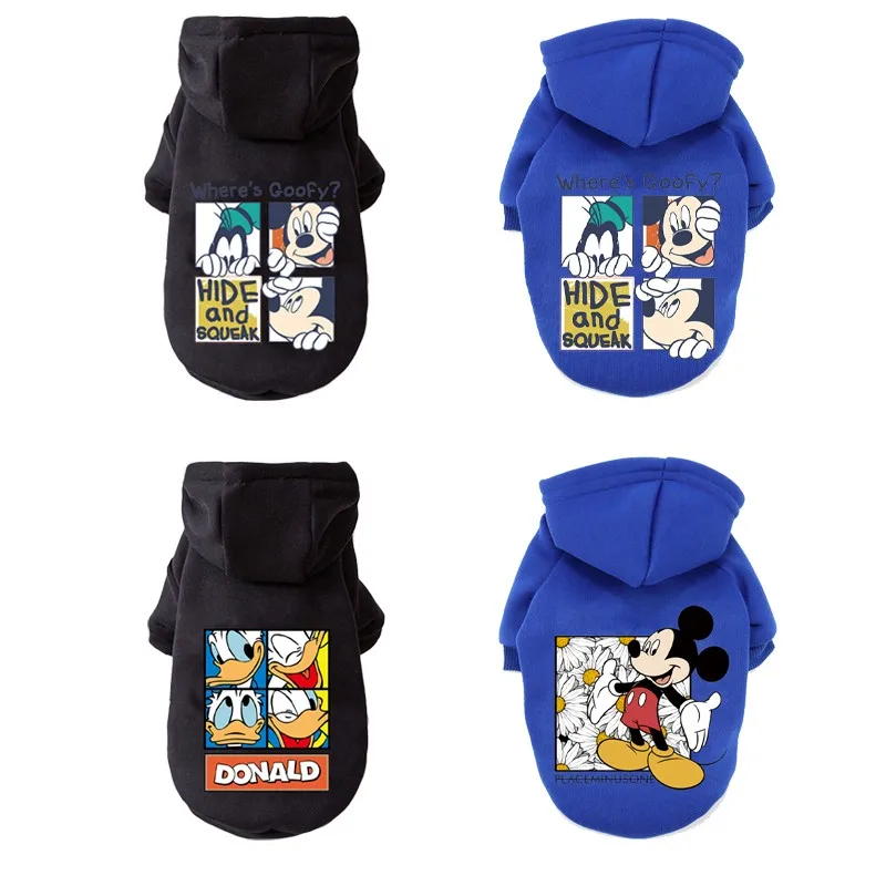 Disney Brand Dog Hoodie Kitten Puppy Outdoor Sweatshirt Donald Duck ...