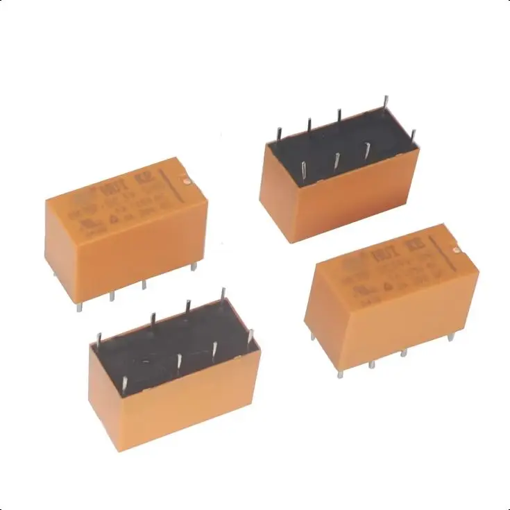 【5PCS】Coil DPDT 8 Pin 2NO 2NC Mini Power Relays PCB Type HUI KE HK19F ...