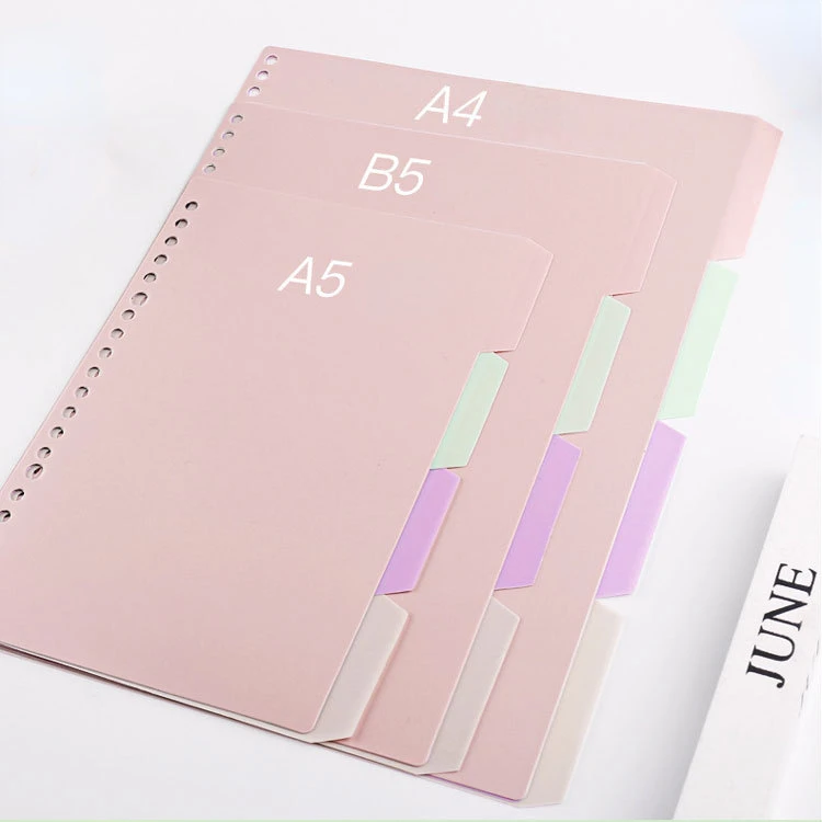 4pcs-A5-B5-A4-Loose-leaf-Notebook-Separator-Journal-Binder-Accessories ...