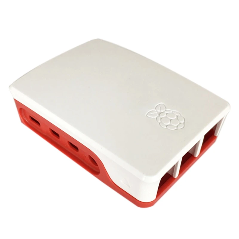 Para-Raspberry-Pi-4-Modelo-B-Caja-de-pl-stico-ABS-Carcasa-blanca-roja ...