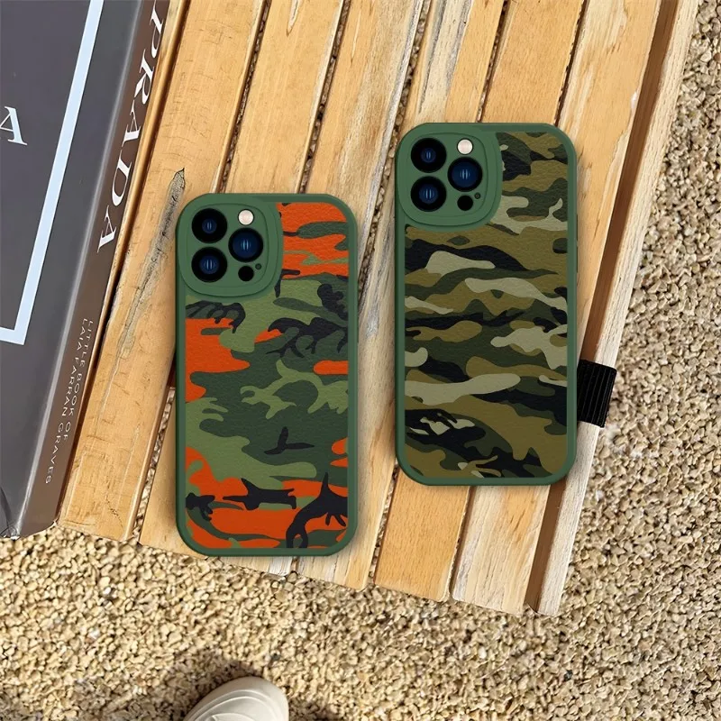 Camouflage-Camo-Military-Phone-Case-Green-For-IPhone-11-13-14-12-Pro ...