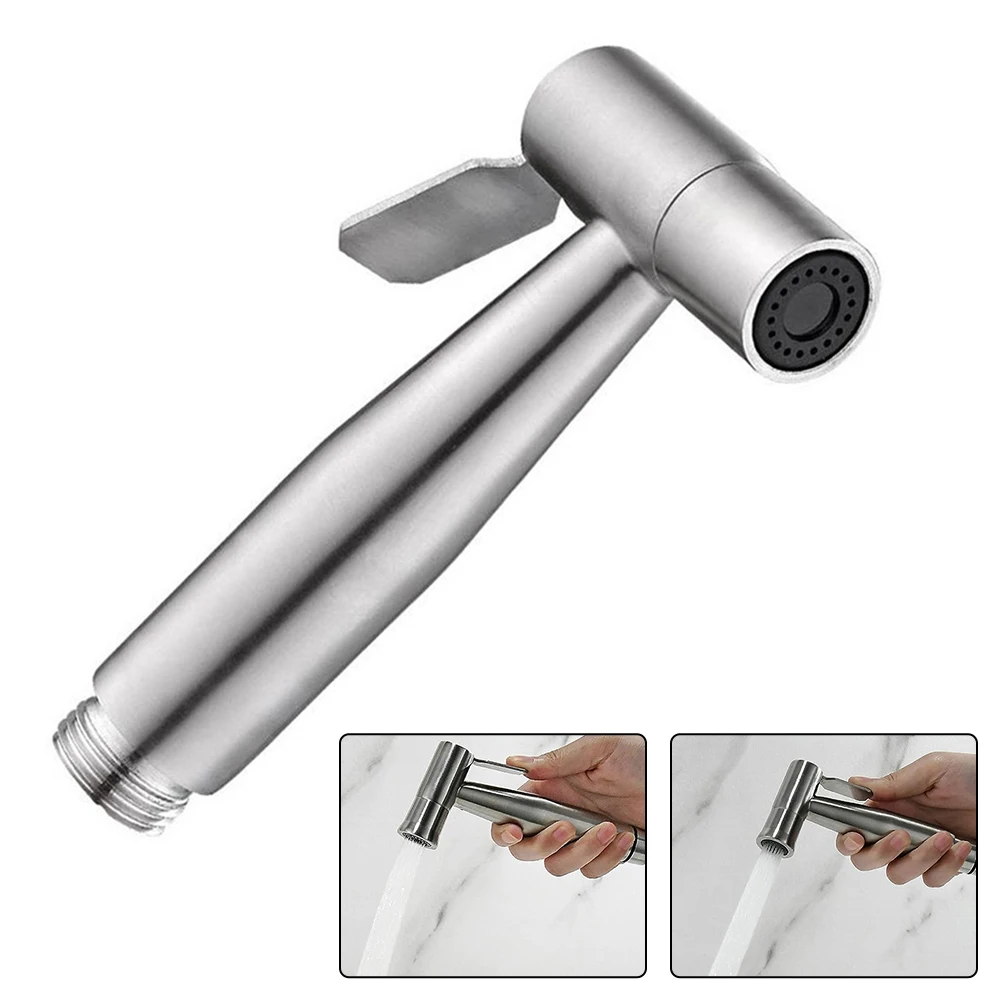 Toilet-Bidet-Douche-Sprayer-Stainless-Steel-Hygienic-Shower-Head ...