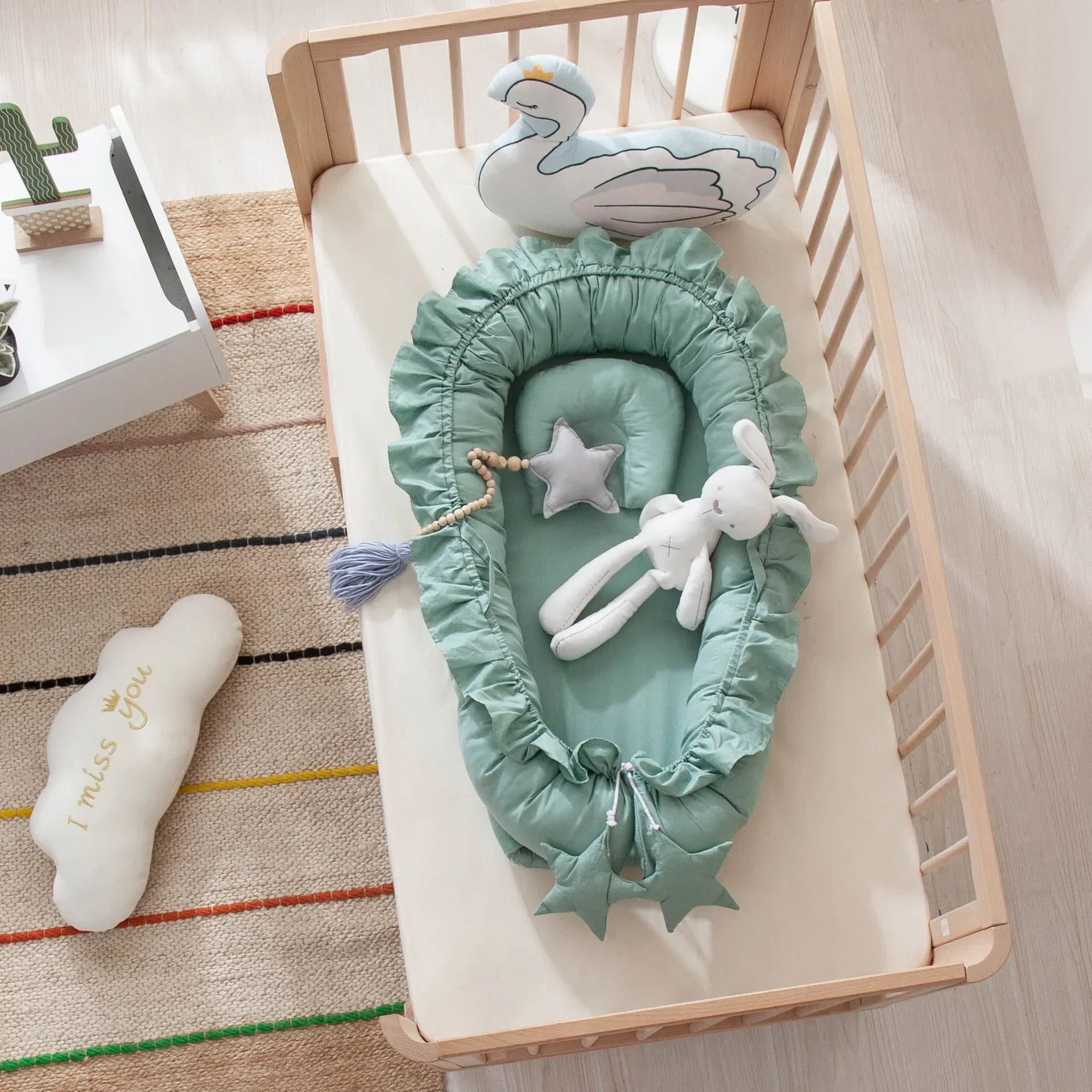 Portable-baby-crib-foldable-newborn-biomimetic-bed-New-Baby-Bed-for ...