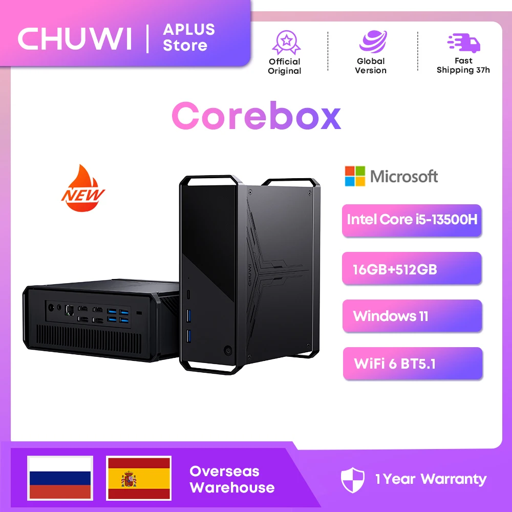 CHUWI-CoreBox-Mini-PC-Gamer-Intel-Core-i5-13500H-Desktop-Gaming ...