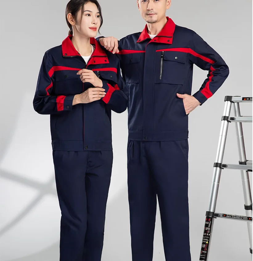 Spring-and-Autumn-Work-Uniform-Set-for-Men-s-Factory-Wear-resistant ...