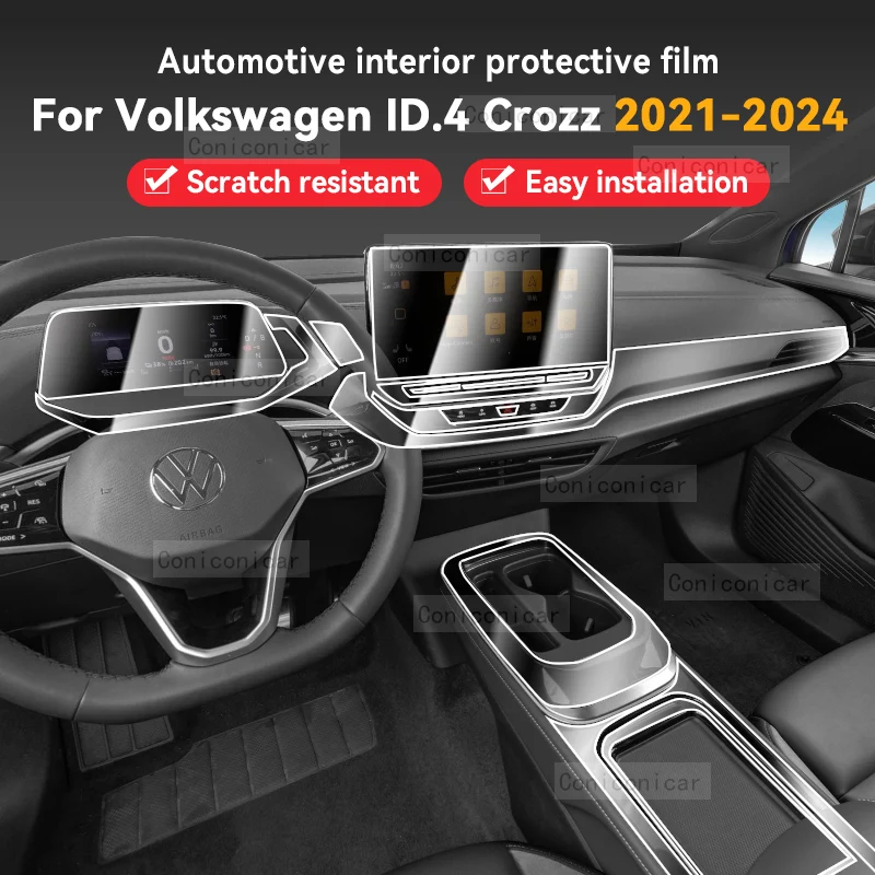 For-Volkswagen-ID-4-CROZZ-2021-2024-Car-Interior-Center-Console-Screen ...