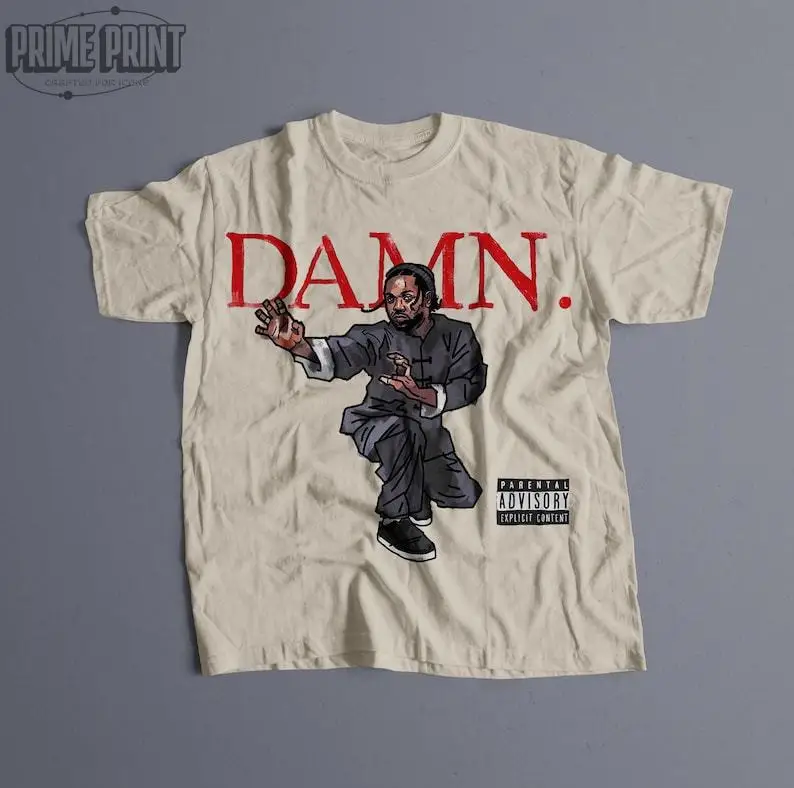 Kendrick-Lamar-Tshirt-Graphic-Tee-k-dot-Merch-Rap-Shirt-DAMN-unisex ...