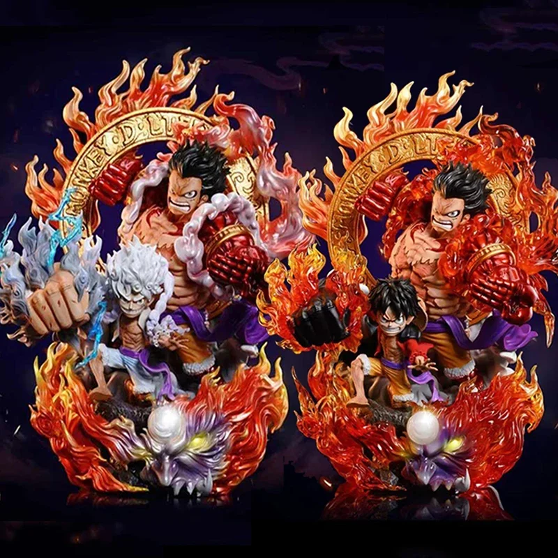 24CM-Anime-Luffy-One-Piece-Figures-Monkey-D-Luffy-Straw-Hat-Group ...